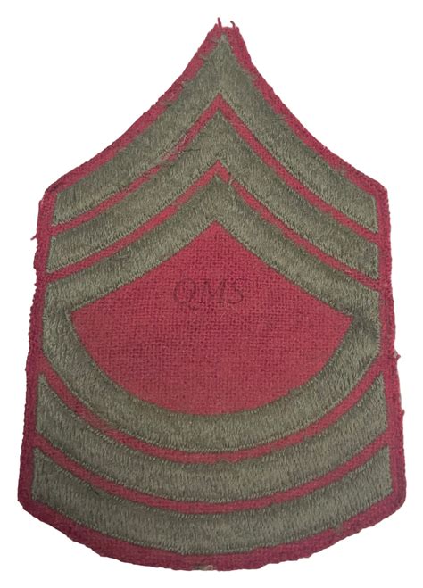 Ww2 Chevron Sergeant Major Usmc