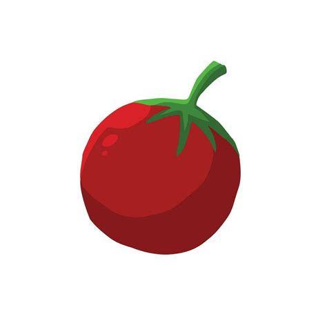 Tomato Vegetable Cartoon Vector Illustration 25275961 Vector Art At