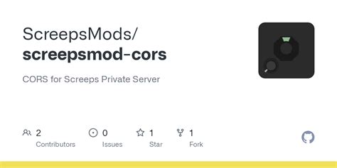 GitHub ScreepsMods Screepsmod Cors CORS For Screeps Private Server