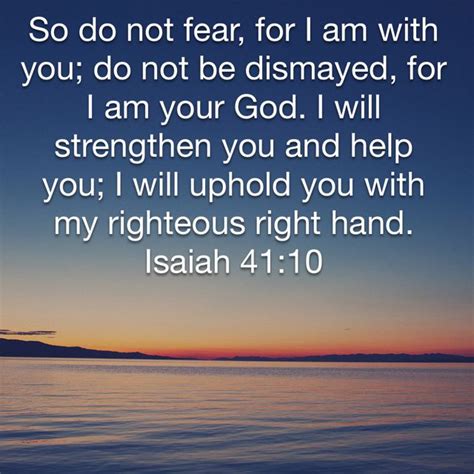 Isaiah 41 10, New International Version, Right Hand, Do Not Fear, Help ...