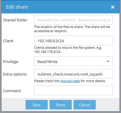 Docker NFS Volume Permission Denied Stack Overflow