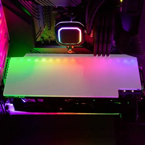 Custom Design Rgb Gpu Backplate V1 Tech