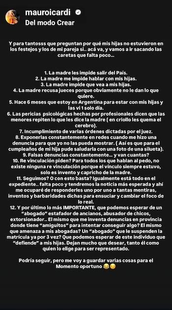 Mauro Icardi Arremetió Contra Wanda Nara Con Un Extenso Comunicado En