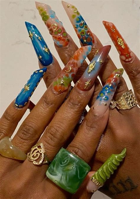 Pin By Dom On Nails In 2025 Gel Nails Euphoria Nails Halloween Nails