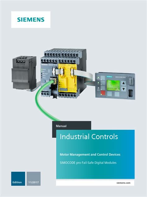 Manual Simocode Pro Safety En Us Pdf Pdf Power Supply Electrical Engineering