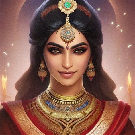 Ira One Of The Wives Of Kashyapa Ravivarma Paintings Ayurveda Yoga Spiritual Artwork
