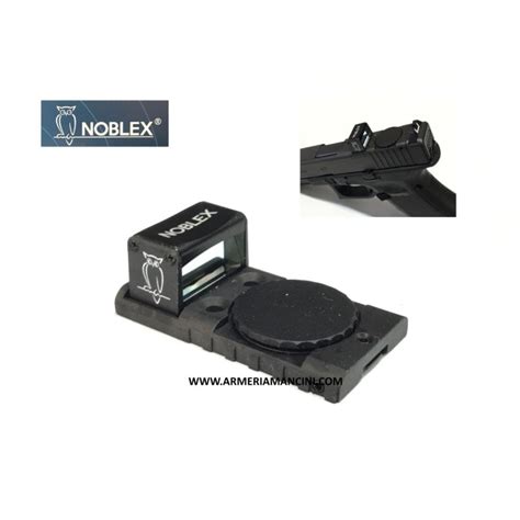 Noblex Sight Per Glock Mos Punto Rosso 5 Moa Armeria Mancini San Marino