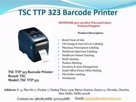 Tsc Barcode Printer Pptx Computer Peripherals Computing