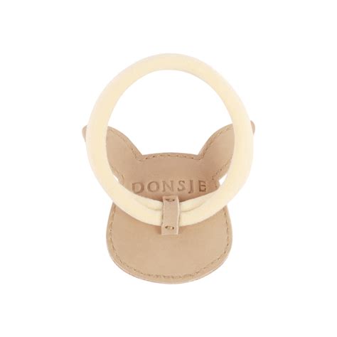 Josy Classic Hair Tie Bunny Taupe Nubuck Donsje Amsterdam