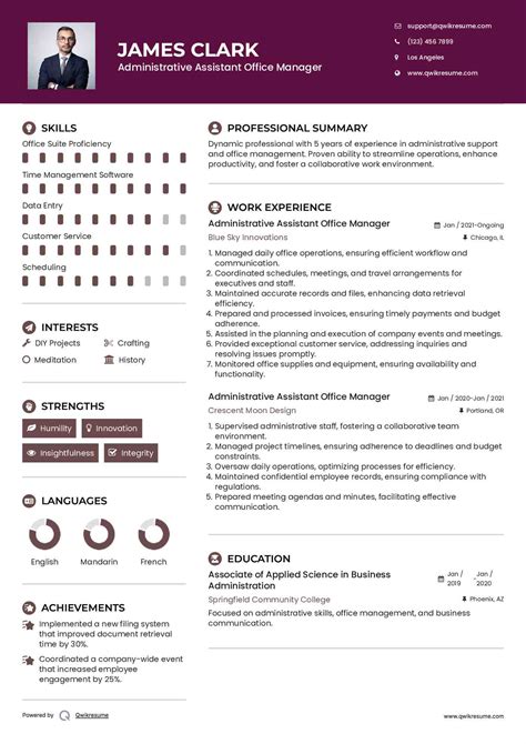 10 Administrative Assistant Office Manager Resume Samples And Templates