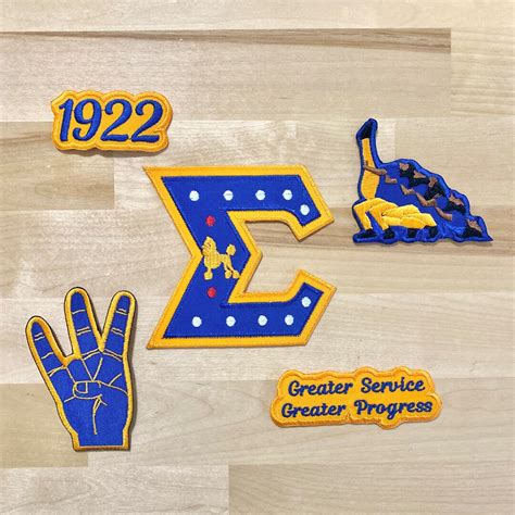 Sgrho 5 Patch Set Embroidered Patch Iron On Sew On Paraphernalia