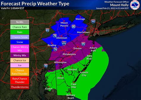 Nj Weather Rain Snow And Ice In The Forecast For This Week