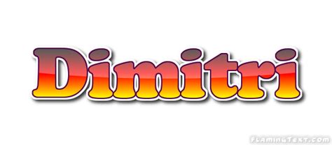 Dimitri Logo Free Name Design Tool From Flaming Text
