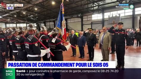 Hautes Alpes la cérémonie de passation de commandement pour le Sdis 05