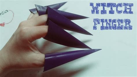 Origami Witch Finger Claw Origami Easy Youtube
