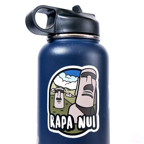 Rapa Nui Vinyl Sticker 3 Die Cut • Waterproof • World Travel