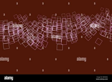 Color Abstract Square Rectangle Pattern Generative Art Background Vector Illustration Graphic