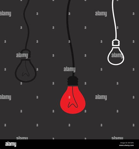 Idea A Bulb Stock Vector Image Art Alamy