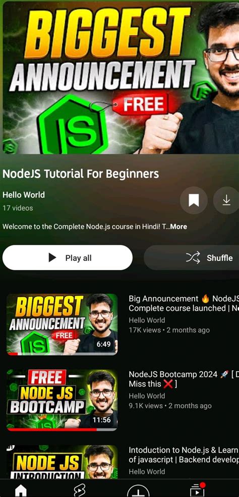 tapan samal on linkedin nodejs express mongodb notes