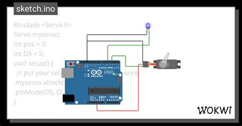 4311นริศา Servo Wokwi Esp32 Stm32 Arduino Simulator