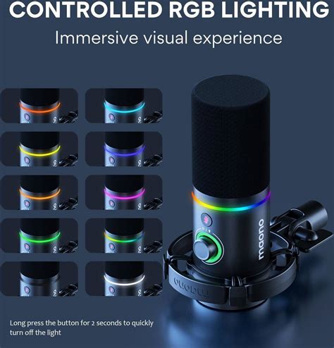 Maonocaster Xlr Usb Podcast Microphone For Recording Streaming Gaming And Voice Over Metal