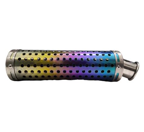Exhaust Round Perforated Angular Funnel Rainbow The Rider Hub