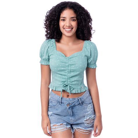 Ripley Blusa Manga Corta Mujer Squeeze Kiba