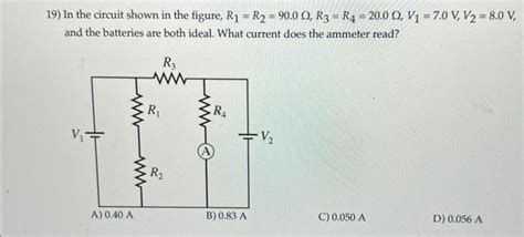 Solved In The Circuit Shown In The Figure Chegg