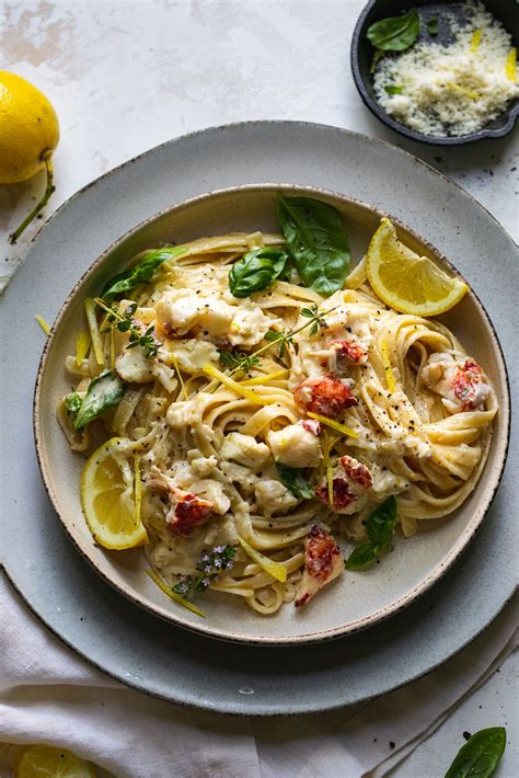 Creamy Lemon Pasta With Lobster Recipe Cart Recipe Cart