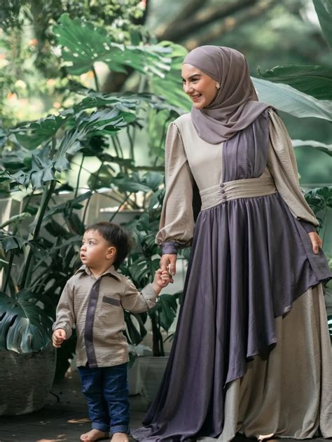 8 Model Baju Gamis Simple Dan Elegan Simak Inspirasinya Dari Citra Kirana Hingga Laudya Cynthia