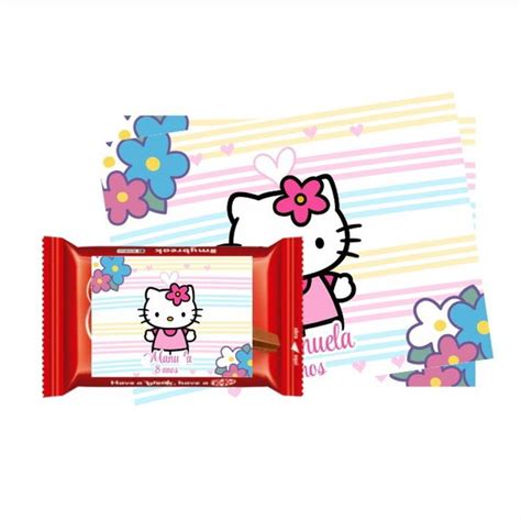 Rótulo Kit Kat Hello Kitty Elo7 Produtos Especiais
