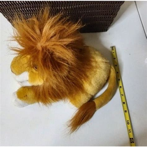 Disney Toys Lion King Roaring Simba Puppet Disney Plush Vintage