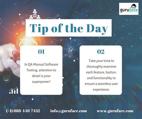 Qa Manual Software Testing Tip Of The Day Attention To Detail