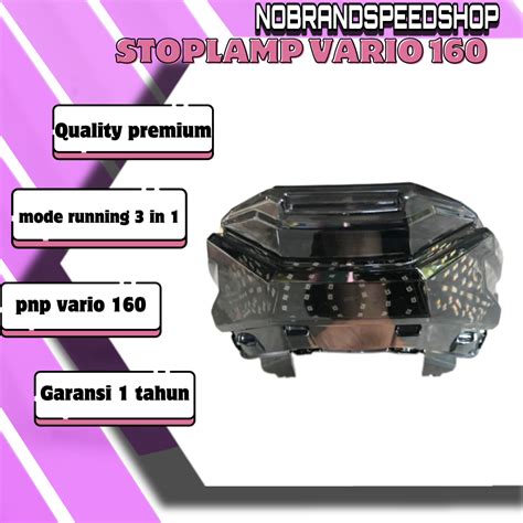 Jual STOPLAMP VARIO LED NEW 125 150 160 STOPLAMP BINTIK VARIO LAMPU