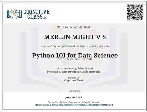 merlin might on linkedin 🎓 successfully completed ibm s python for