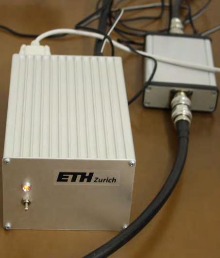 CALLISTO instrument No. eC50 (left) with the amplifier ZX60-33LN ...