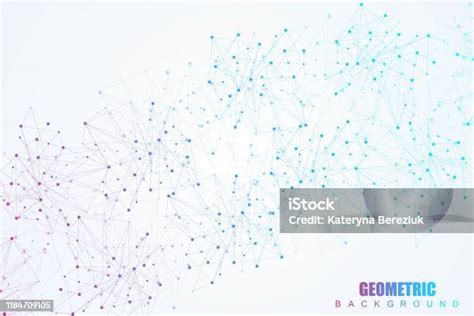 과학 네트워크 패턴 연결 선과 점 기술 육각 구조 또는 분자 연결 요소 가상현실에 대한 스톡 벡터 아트 및 기타 이미지 가상현실 가상현실 시뮬레이터 개념 Istock