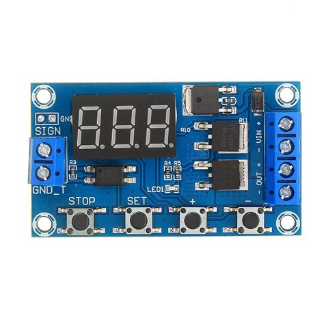 XY J Trigger Cycle Time Delay Switch Circuit Double MOS Tube Control Board Relay Module
