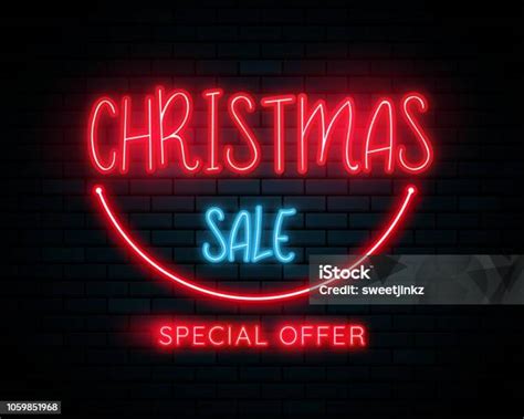 기쁜 성 탄과 새 해 복 많이 받으세요 배경입니다 벽에 3 차원 네온 빛입니다 벡터 일러스트입니다 겨울에 대한 스톡 벡터 아트 및 기타 이미지 Istock