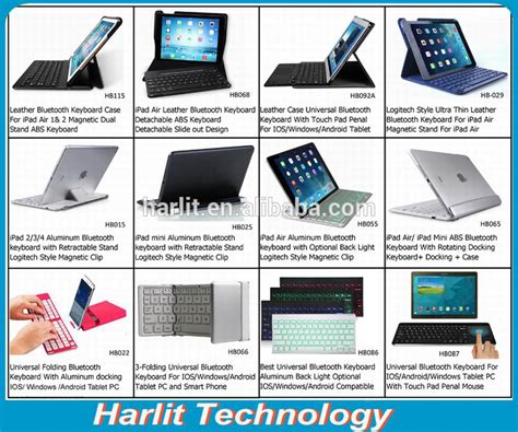 For Pad Mini Rotating Bluetooth Keyboard Plastic Keyboard With