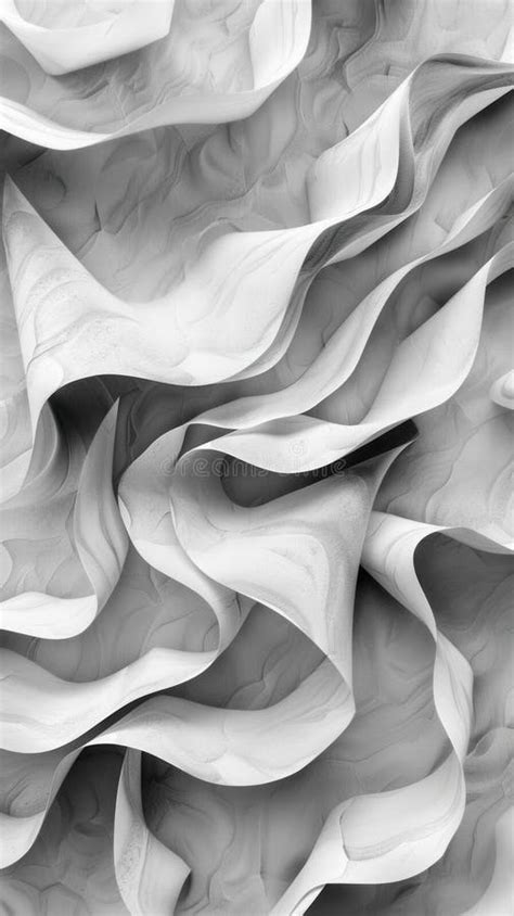 Abstract Paper Art Twisted Coiled And Textured Paper Exploring