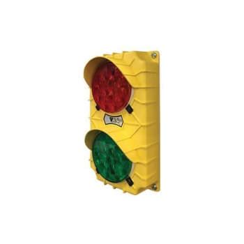 Tri Lite Loading Dock Safety Light 115v Yellow Housing Red And Green LED HD Supply