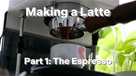 Coffee Asmr Making A Latte P The Espresso Youtube