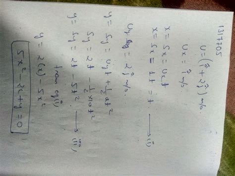 A Projectile Is Given An Initial Velocity Of Vec I 2vec J M S Where Vec I Is Along The Ground