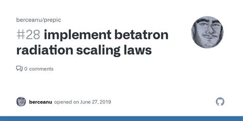 implement betatron radiation scaling laws · issue 28 · berceanu prepic