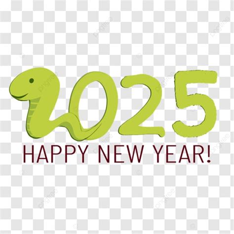 2025년 뱀 창작 글꼴의 조디악 해 2025년 중국 12 궁도 새해 Png 일러스트 및 Psd 이미지 무료 다운로드
