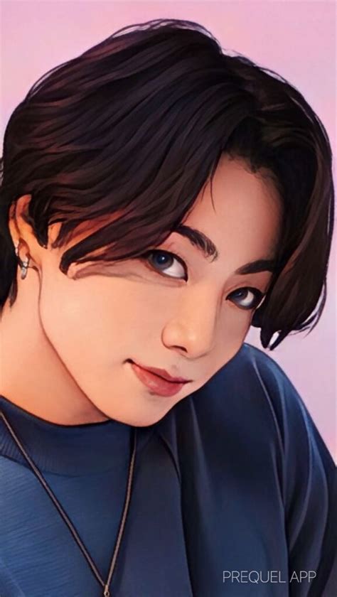 Jungkook Jk Bts Cartoon Filter In 2022 Jungkook Fanart Bts
