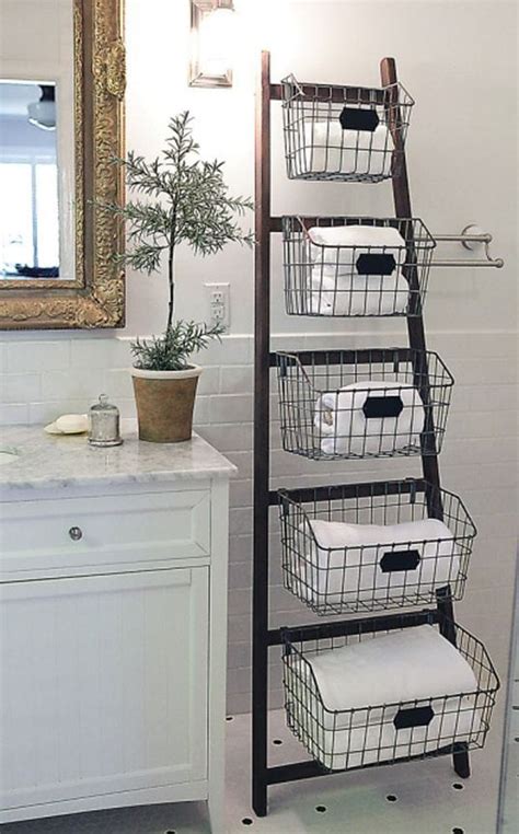 20 Really Inspiring Diy Towel Storage Ideas For Every Small Bathroom