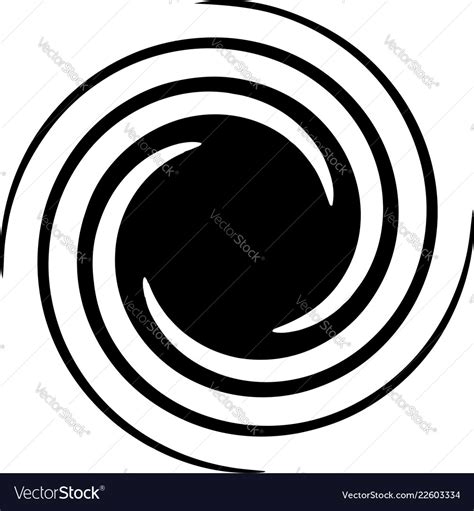 Circular Radial Abstract Element On White Vector Image