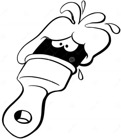 画笔动画片传染媒介clipart 向量例证 插画 包括有 以图例解释者 使用 向量 例证 打印 41776311